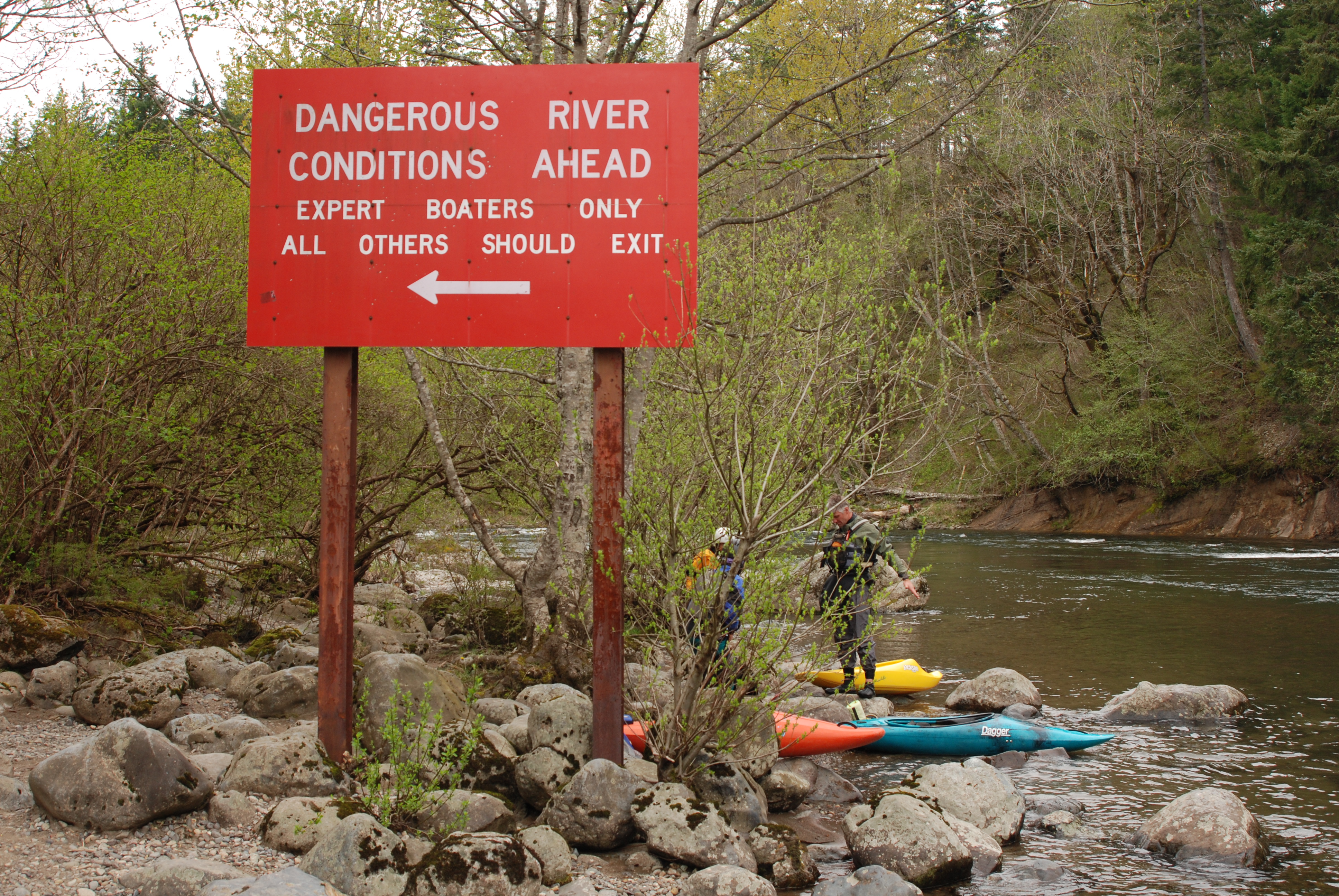 River Safety Signage - American Whitewater
